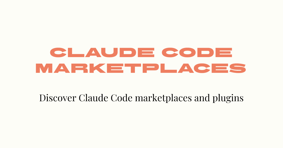 Claude Code Plugin Marketplace | AI Tools & Extensions